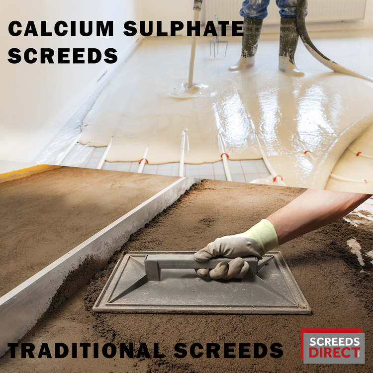 Traditional Screeds vs Calcium Sluphate Screeds – Screeds Direct