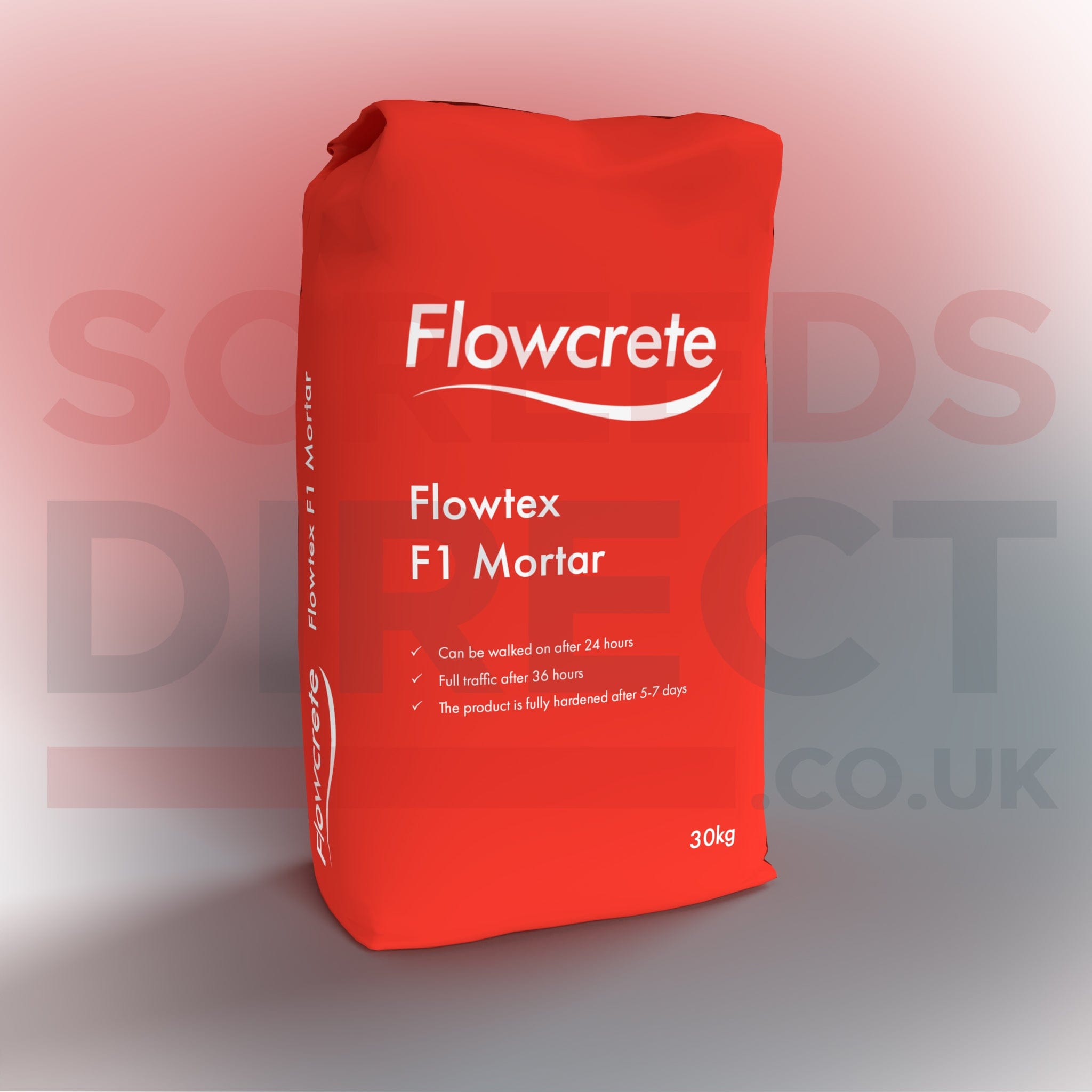 Flowcrete Flowtex F1 Mortar 30kg | screedsdirect.co.uk – Screeds Direct