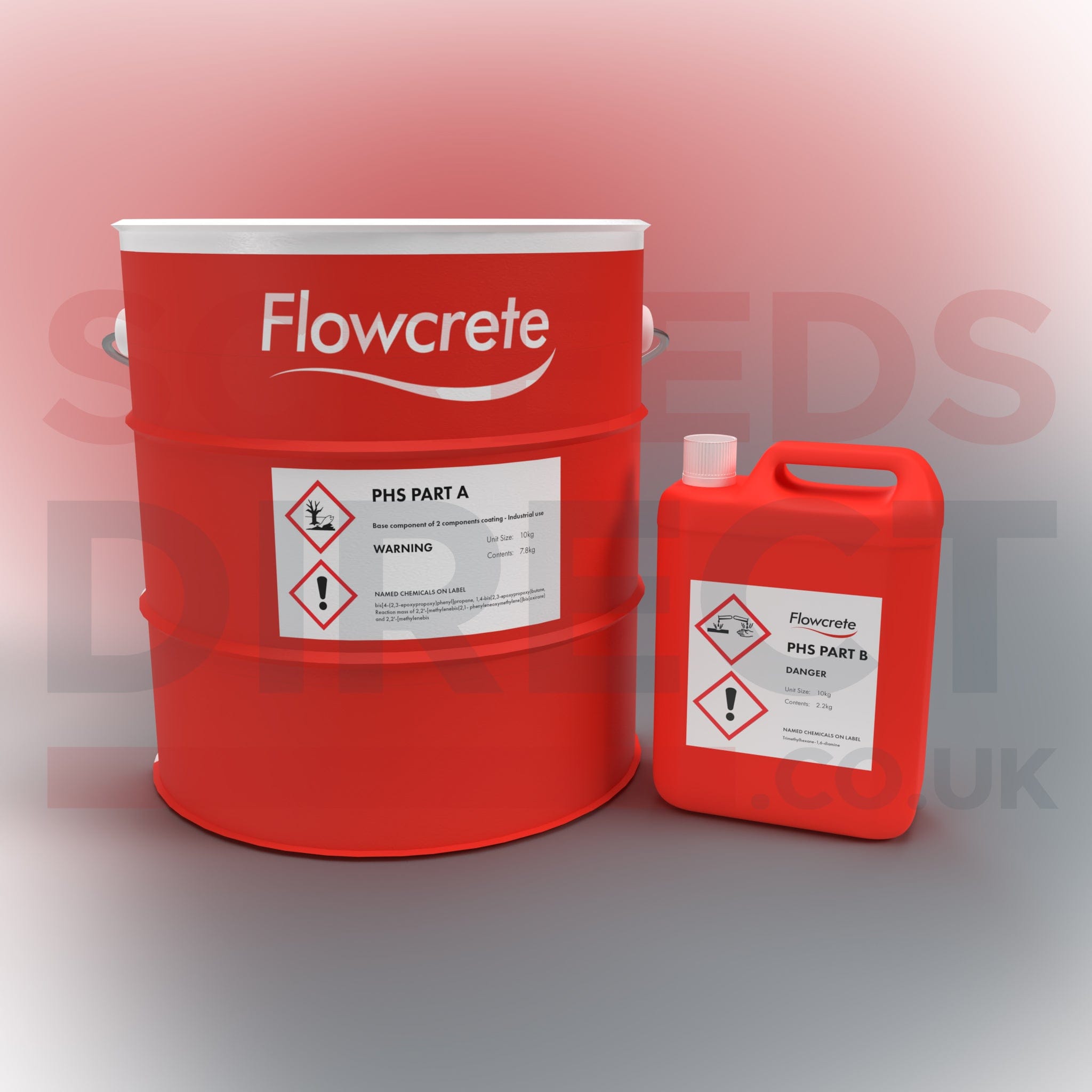 Flowcrete Isocrete PHS 10kg | screedsdirect.co.uk – Screeds Direct