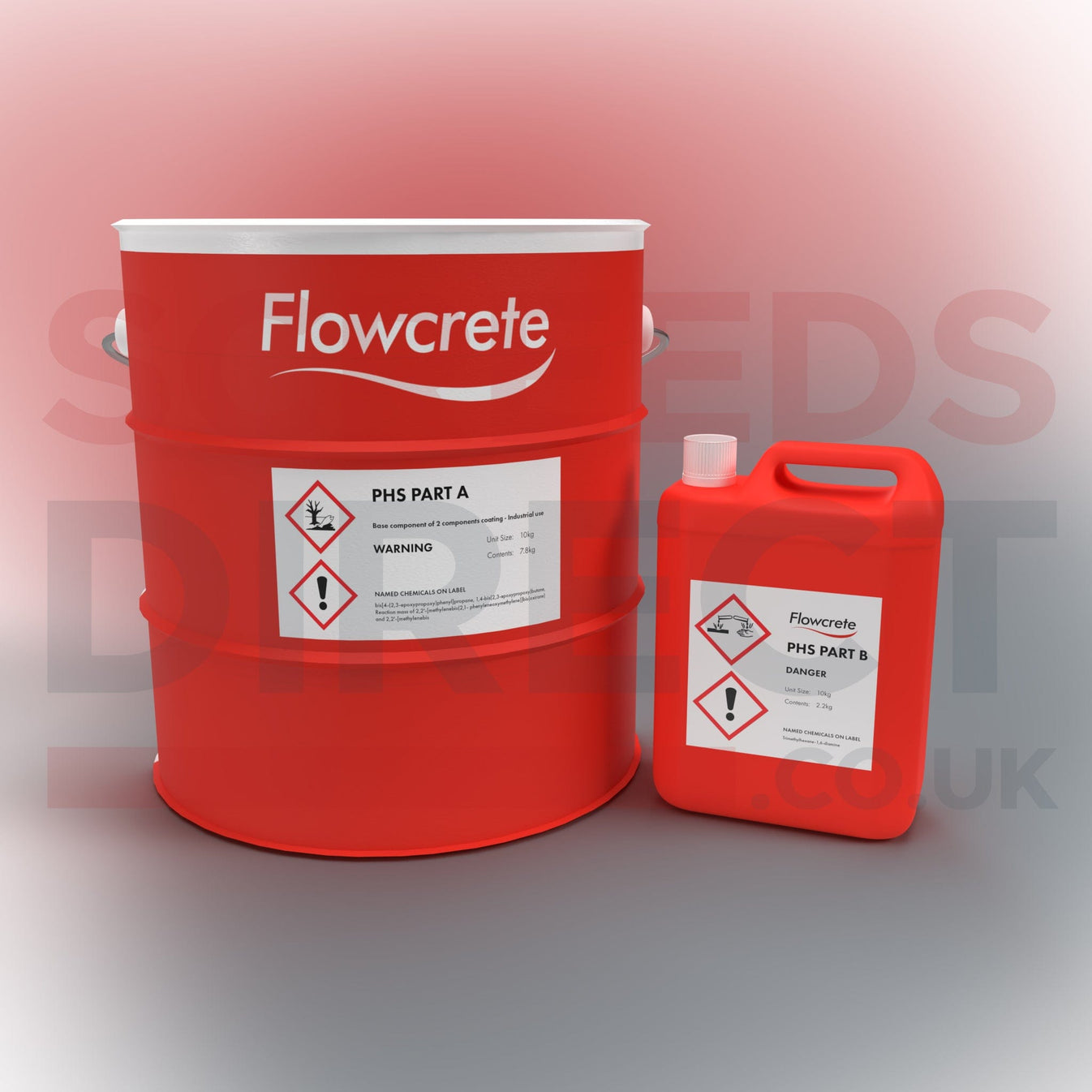 Flowcrete Isocrete PHS 10kg | screedsdirect.co.uk – Screeds Direct