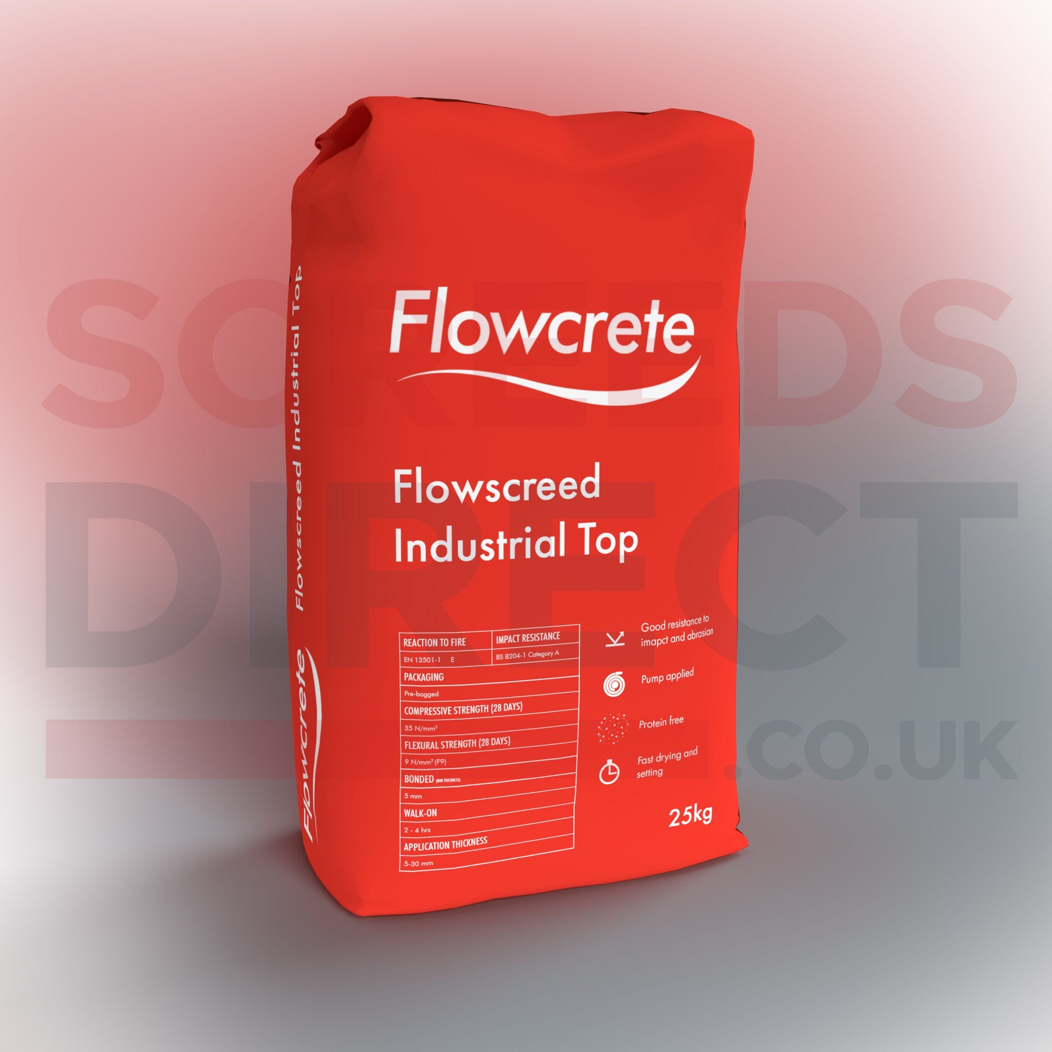 Flowcrete Industrial Top 25kg | Screedsdirect.co.uk – Screeds Direct