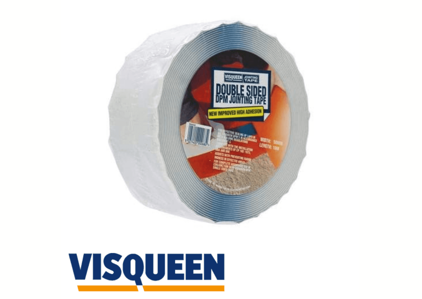 Visqueen Double Sided Jointing Tape 50mm x 10m | screedsdirect.co.uk – Screeds Direct